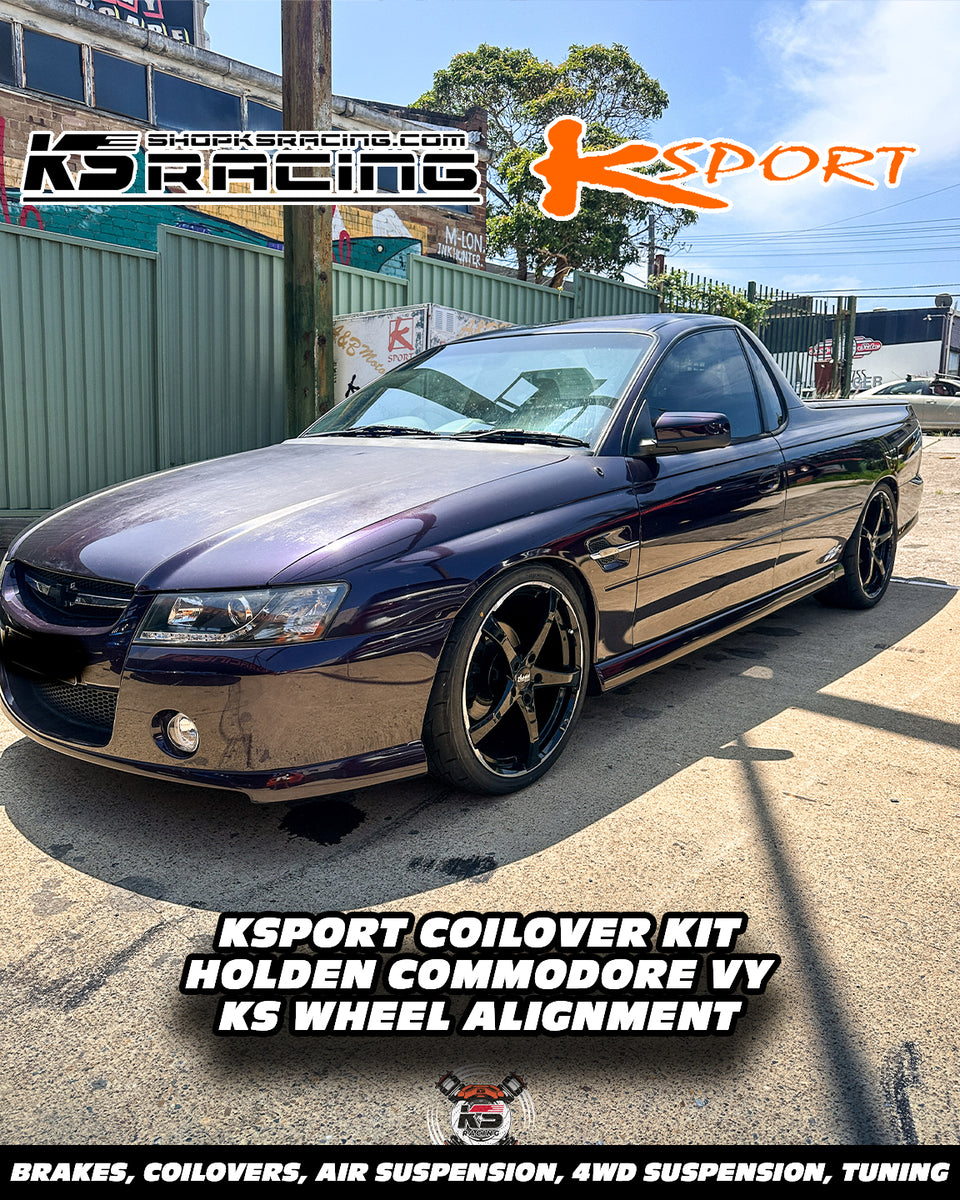 Holden VY Ute Set Up on a set of KSPORT Street & Track Performance Coi ...
