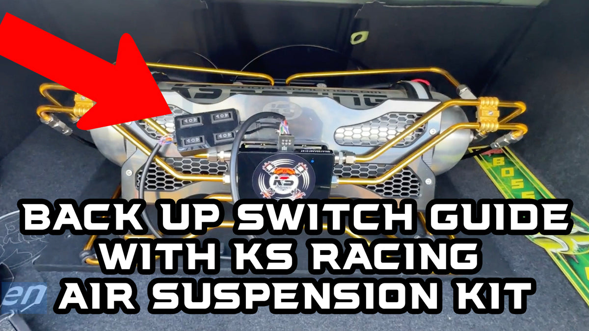 How To Use Back Up Mechanical Switch On KS RACING Premium Wireless Air