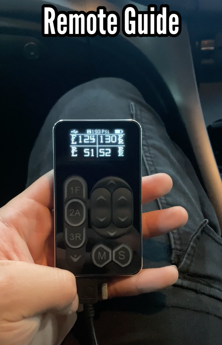 KS RACING Air Suspension Remote Setup & User Guide