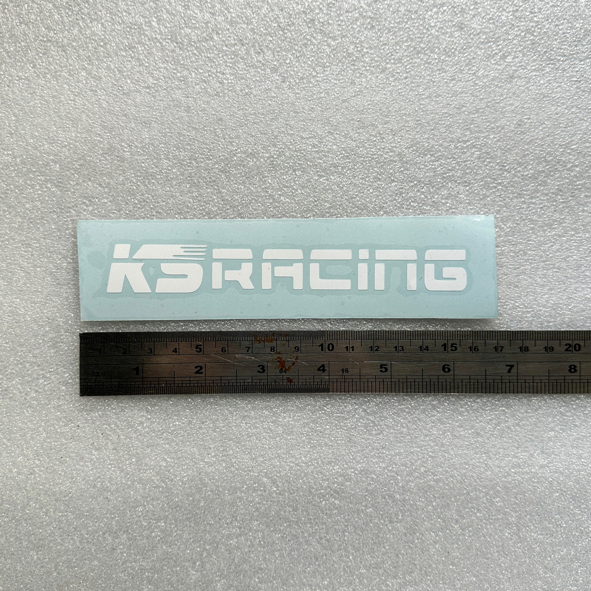 KS RACING 15cm Vinyl Sticker Decal