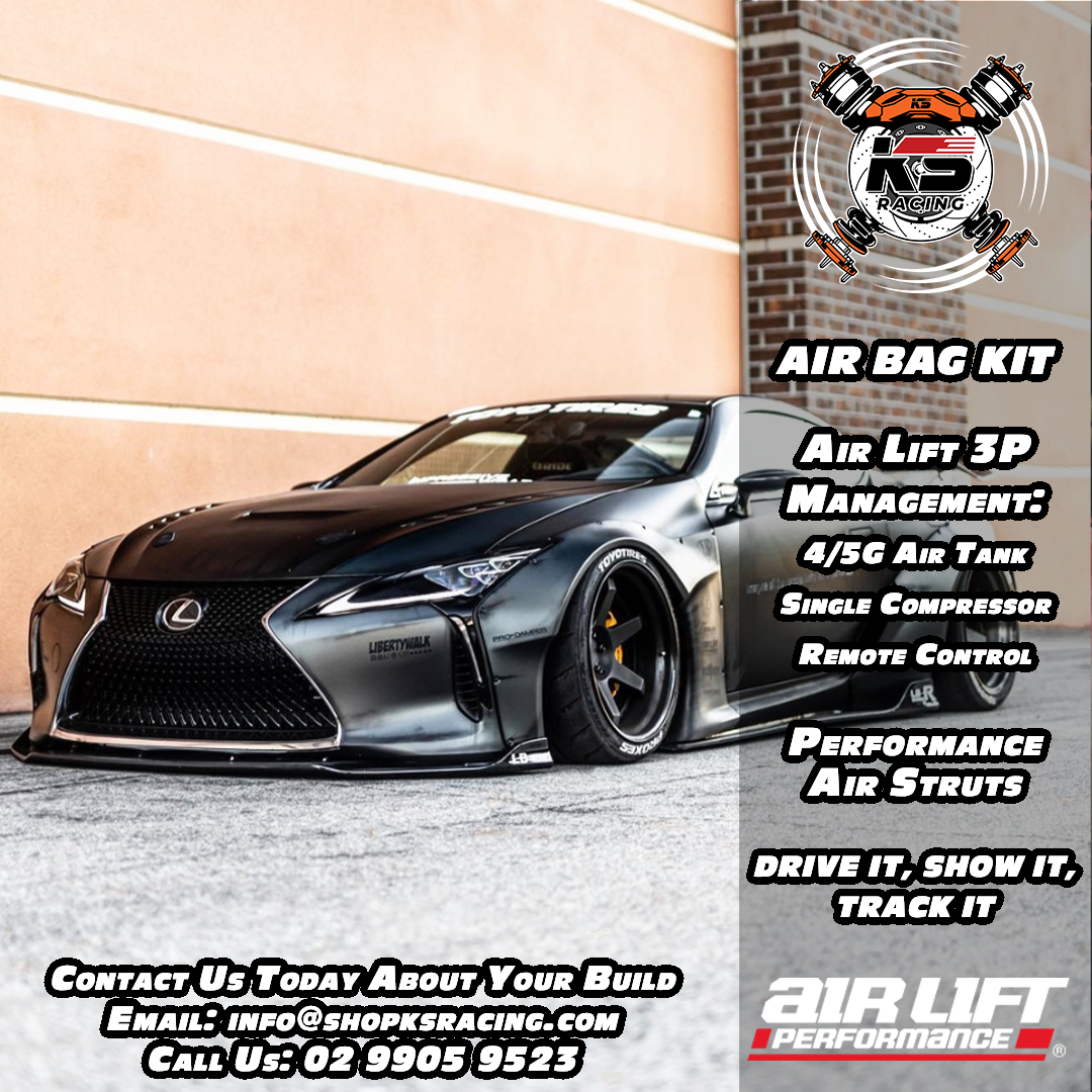 Toyota Vios XP150 13-UP Air Lift Performance 3P Air Suspension with KS ...
