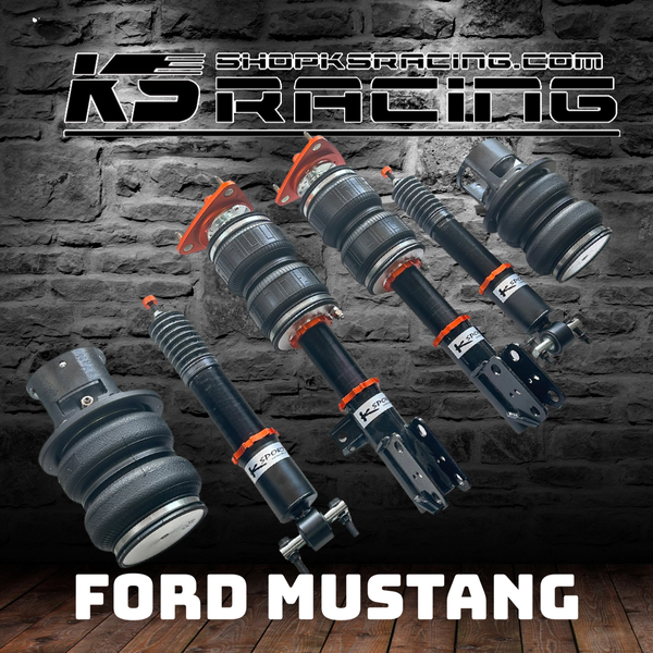 Ford Mustang 15-UP Air Suspension Air Struts Front and Rear - KSPORT ...